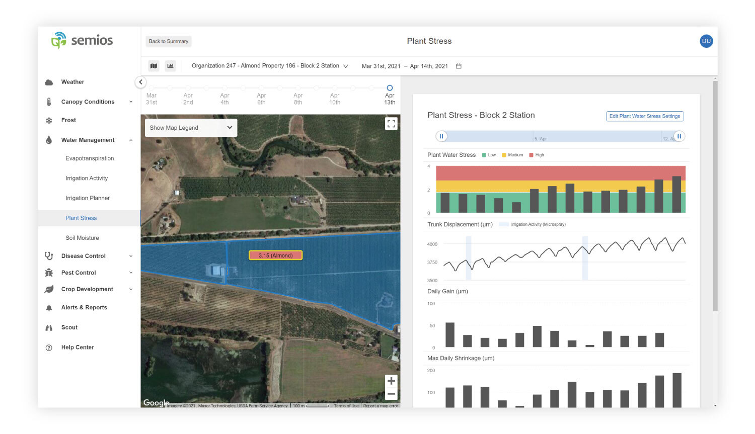 Making Informed Irrigation Decisions With Semios